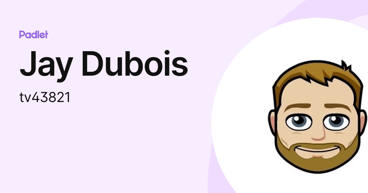 Jay Dubois (tv43821) profile | Padlet