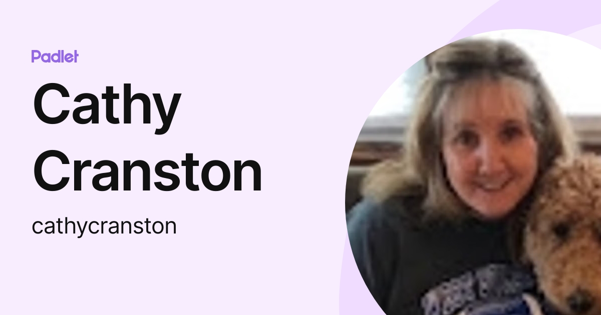Cathy Cranston (cathycranston) profile | Padlet
