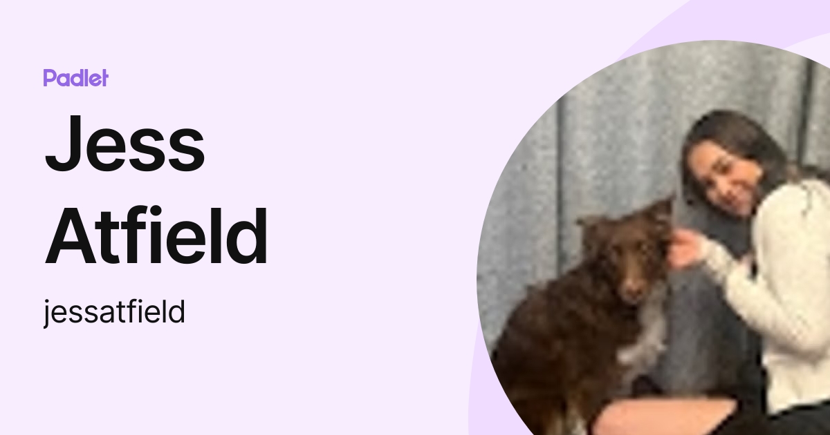 Jess Atfield (jessatfield) profile | Padlet