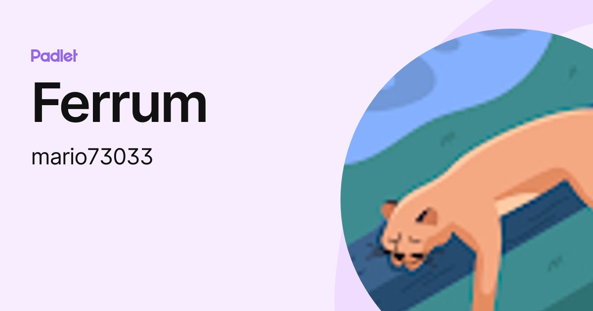 Ferrum (mario73033) profile | Padlet