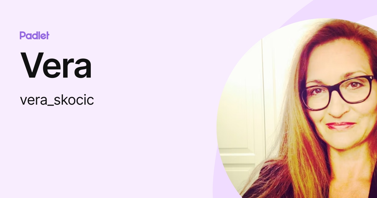 Vera (vera_skocic) profile | Padlet